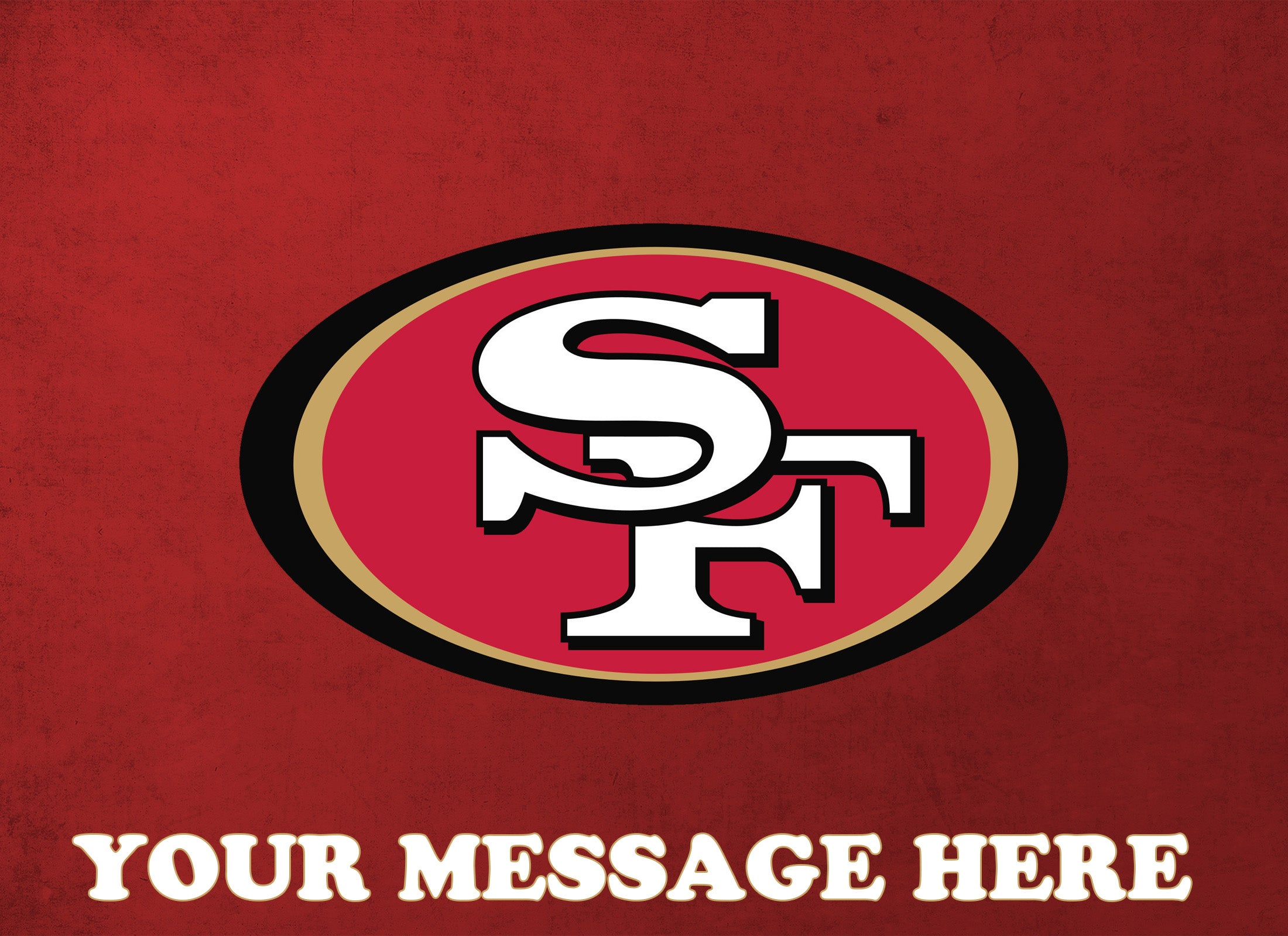 San Francisco 49ers Edible Image Cake Topper Personalized Birthday She ...