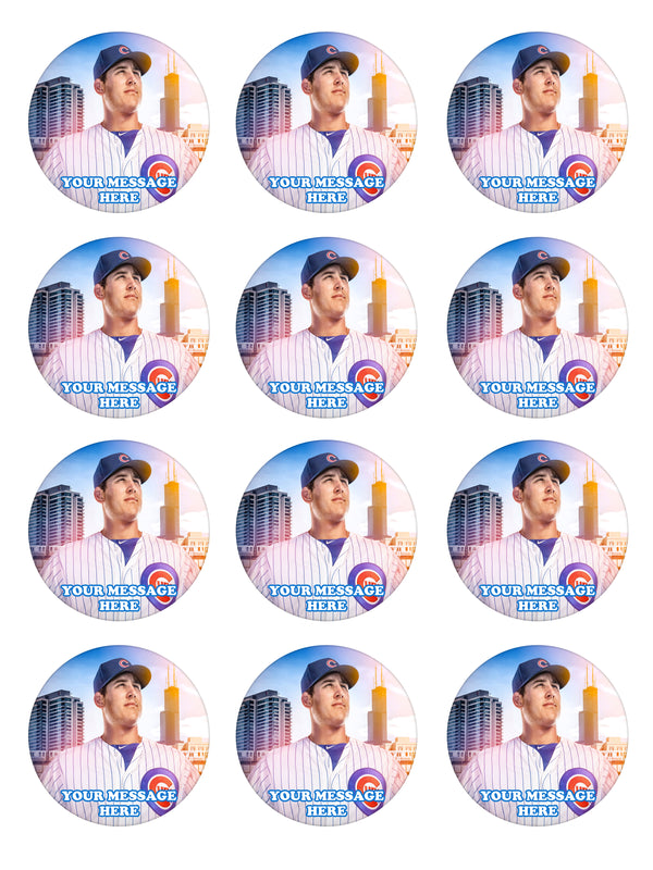 Anthony Rizzo Party Favors Supplies Decorations Stickers 12 Pcs ...
