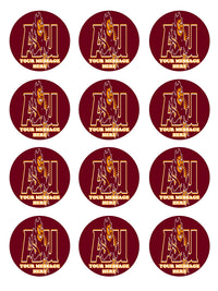 Arizona State Sun Devils Edible Image Cake Topper Personalized Birthday ...