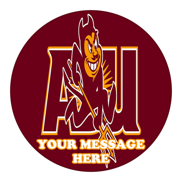 Arizona State Sun Devils Edible Image Cake Topper Personalized Birthday ...