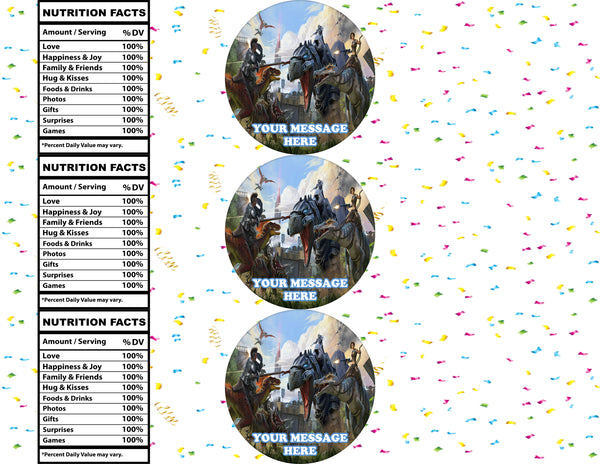 Ark Survival Evolved Water Bottle Stickers 12 Pcs Labels Party Favors ...