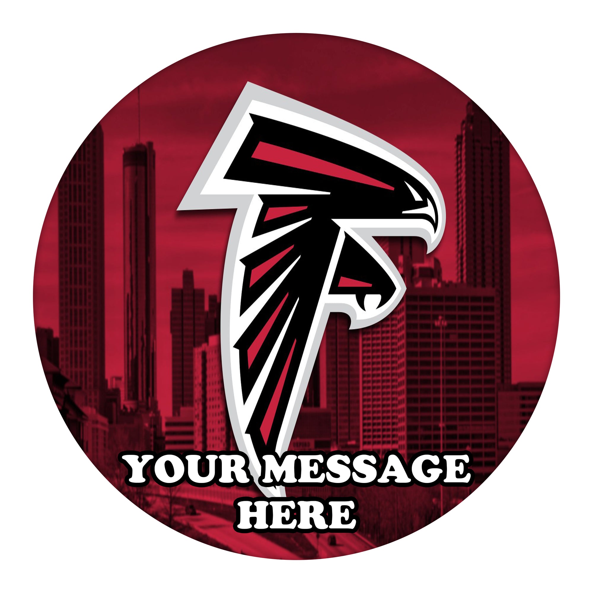 Atlanta Falcons Edible Image Cake Topper Personalized Birthday Sheet C ...