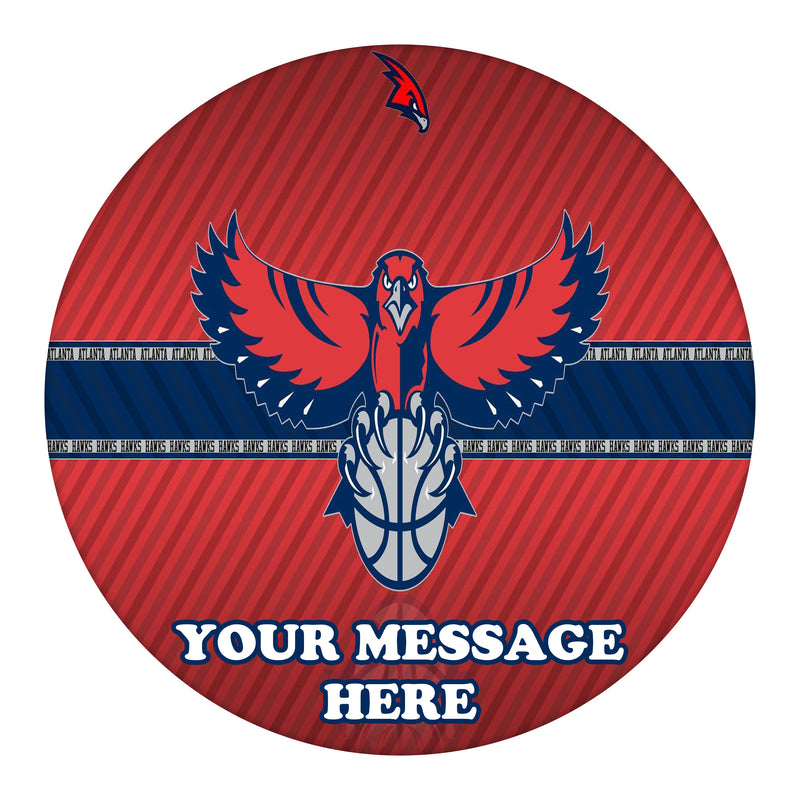 Atlanta Hawks Edible Image Cake Topper Personalized Birthday Sheet Cus ...