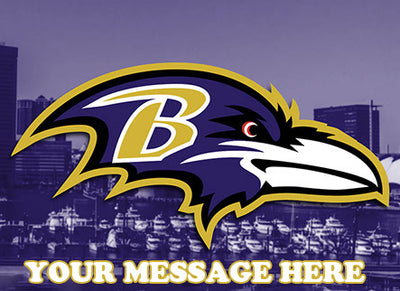 Baltimore Ravens Edible Image Cake Topper Personalized Birthday Sheet ...