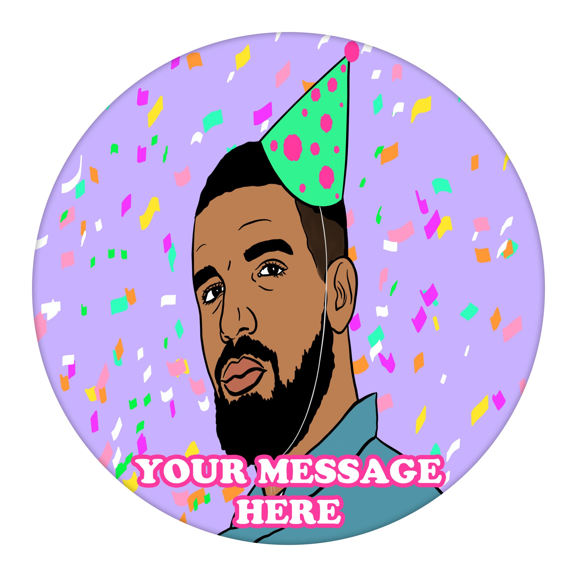 Drake Edible Image Cake Topper Personalized Birthday Sheet Custom Fros ...
