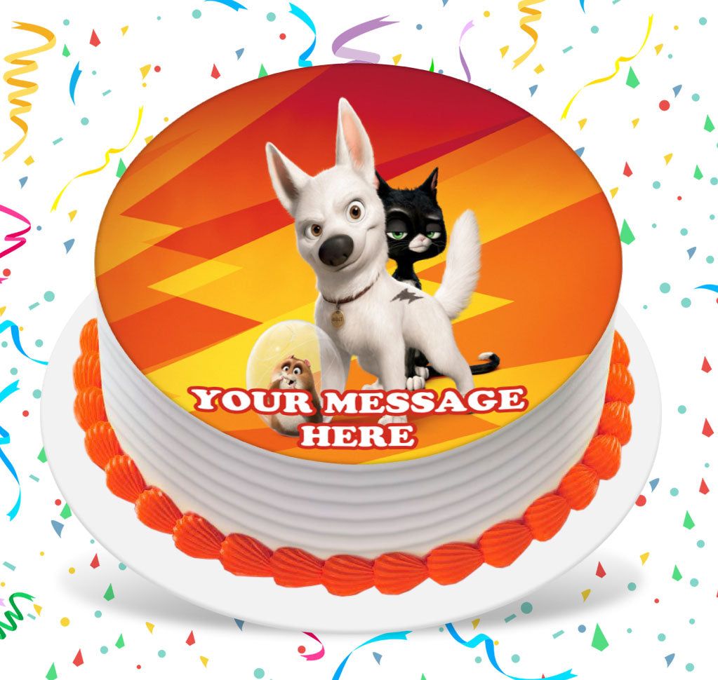 Bolt Edible Image Cake Topper Personalized Birthday Sheet Custom Frost ...