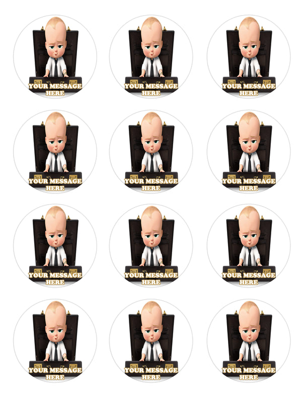Boss Baby Edible Image Cake Topper Personalized Birthday Sheet ...