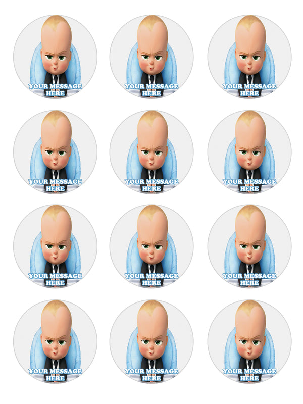 Boss Baby Edible Image Cake Topper Personalized Birthday Sheet ...