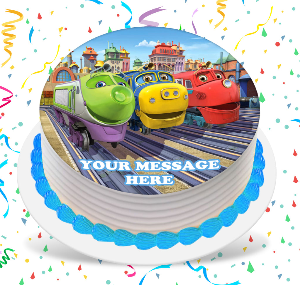 Chuggington Edible Image Cake Topper Personalized Birthday Sheet Custo ...