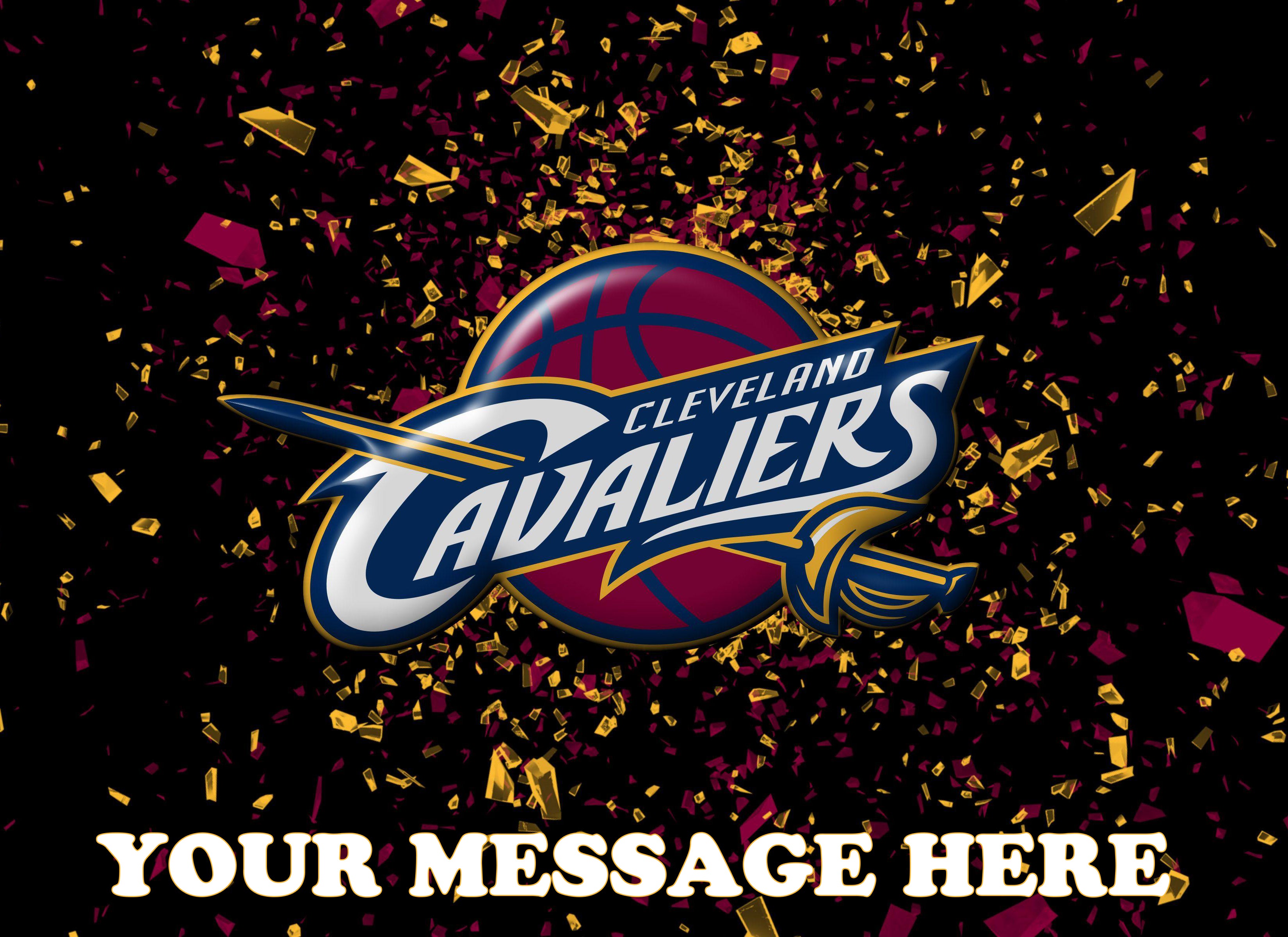 Cleveland Cavaliers Edible Image Cake Topper Personalized Birthday She ...