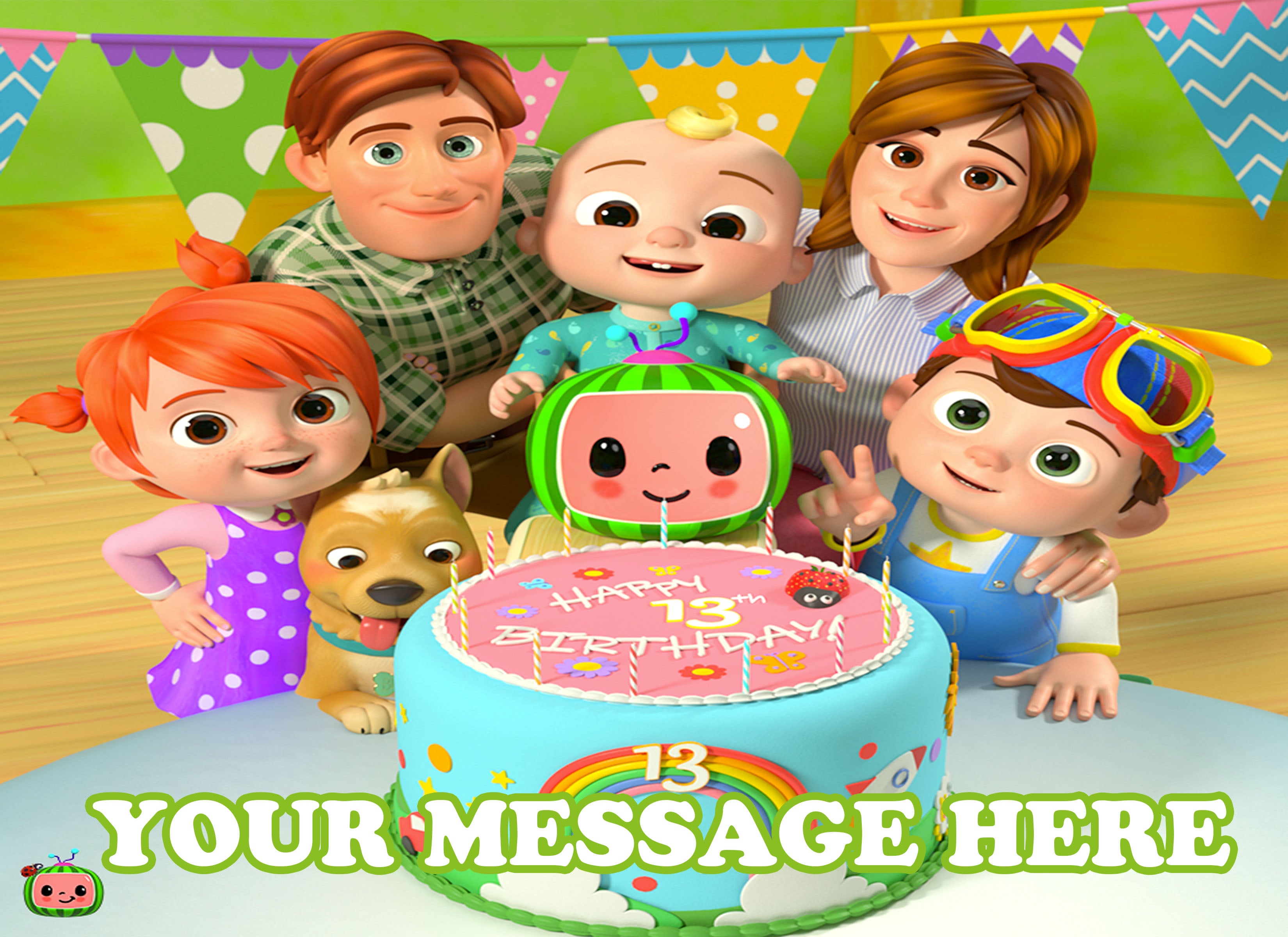 Cocomelon Rectangle - PartyCreationz