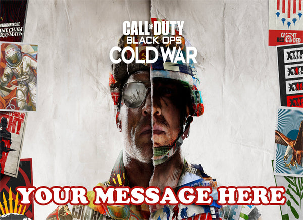 Call Of Duty Cold War Edible Image Cake Topper Personalized Frosting I ...