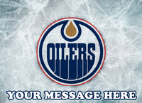 Edmonton Oilers Edible Image Cake Topper Personalized Birthday Sheet D ...