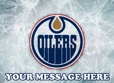 Edmonton Oilers Edible Image Cake Topper Personalized Birthday Sheet D ...