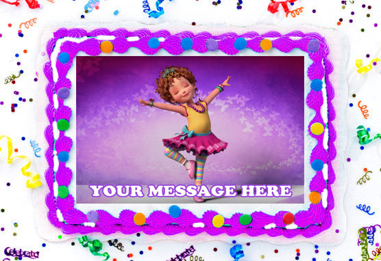 Fancy Nancy Edible Image Cake Topper Personalized Birthday Sheet Decor ...