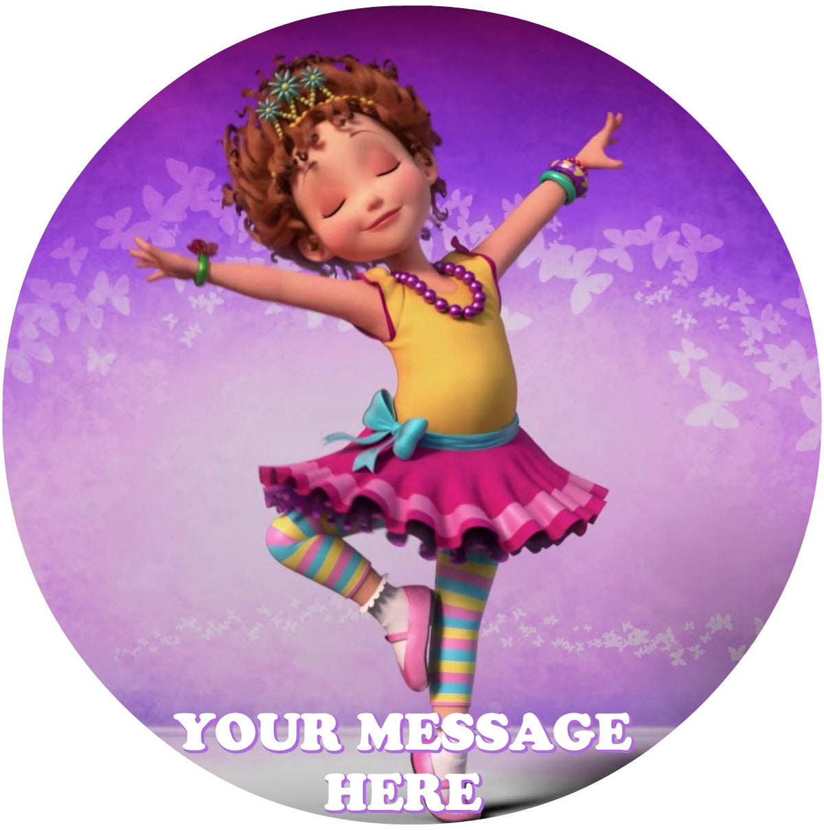 Fancy Nancy Edible Image Cake Topper Personalized Birthday Sheet Custo ...