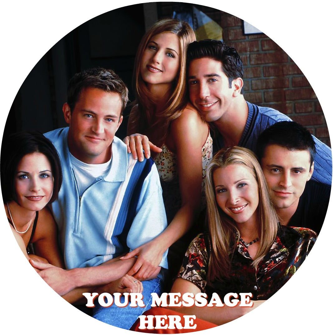 Friends Edible Image Cake Topper Personalized Birthday Sheet Custom Fr ...