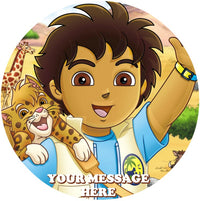 Go, Diego, Go! Edible Image Cake Topper Personalized Birthday Sheet Cu ...