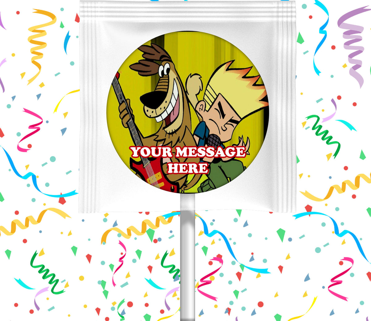 Johnny Test Lollipops Party Favors Personalized Suckers 12 Pcs ...