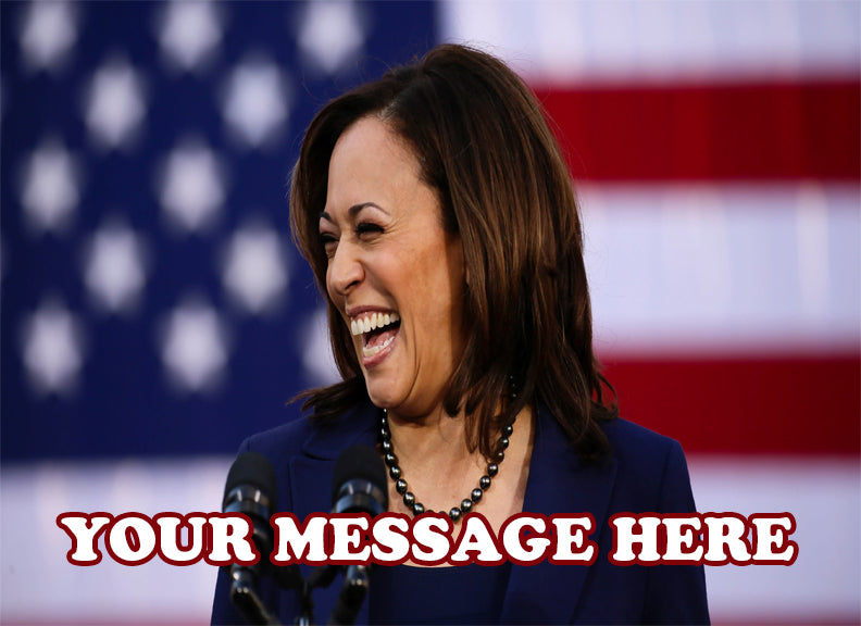 Kamala Harris Edible Image Cake Topper Personalized Frosting Icing She ...