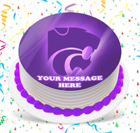 Kansas State University Edible Image Cake Topper Personalized Birthday ...