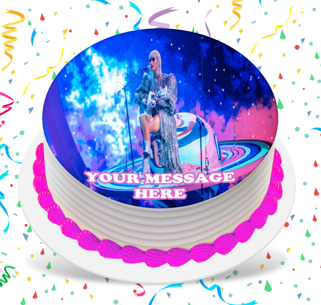 Katy Perry Edible Image Cake Topper Personalized Birthday Sheet Custom ...