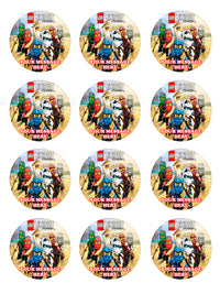 LEGO Ninjago Edible Cupcake Toppers (12 Images) Cake Image Icing Sugar ...