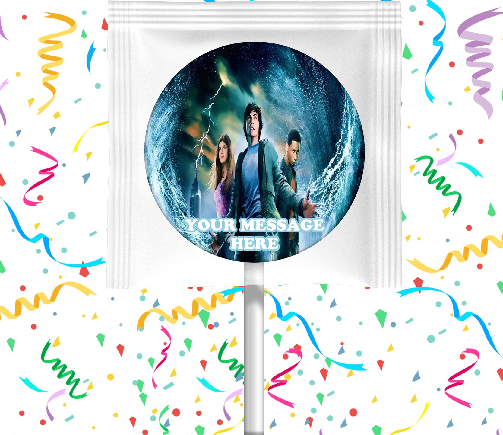 Percy Jackson Lollipops Party Favors Personalized Suckers 12 Pcs ...