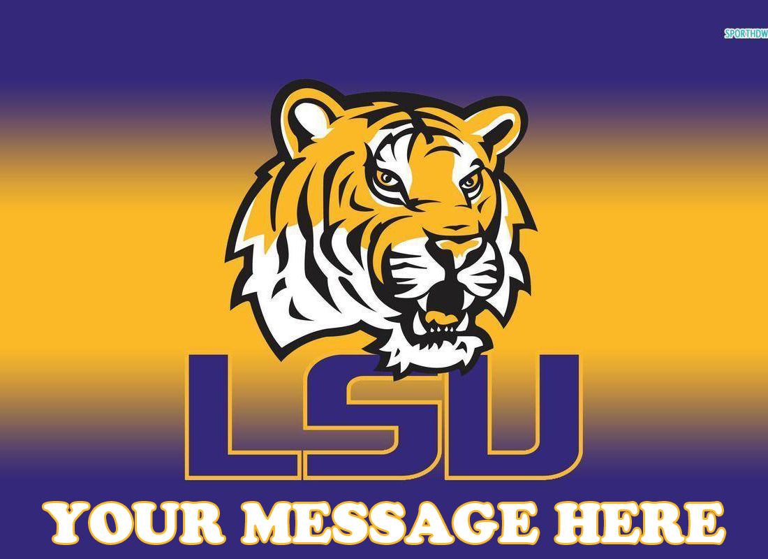Louisiana State University LSU Edible Image Cake Topper Personalized B ...