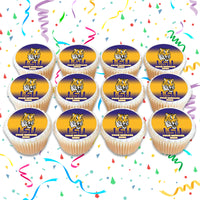 LSU Edible Cupcake Toppers (12 Images) Cake Image Icing Sugar Sheet ...