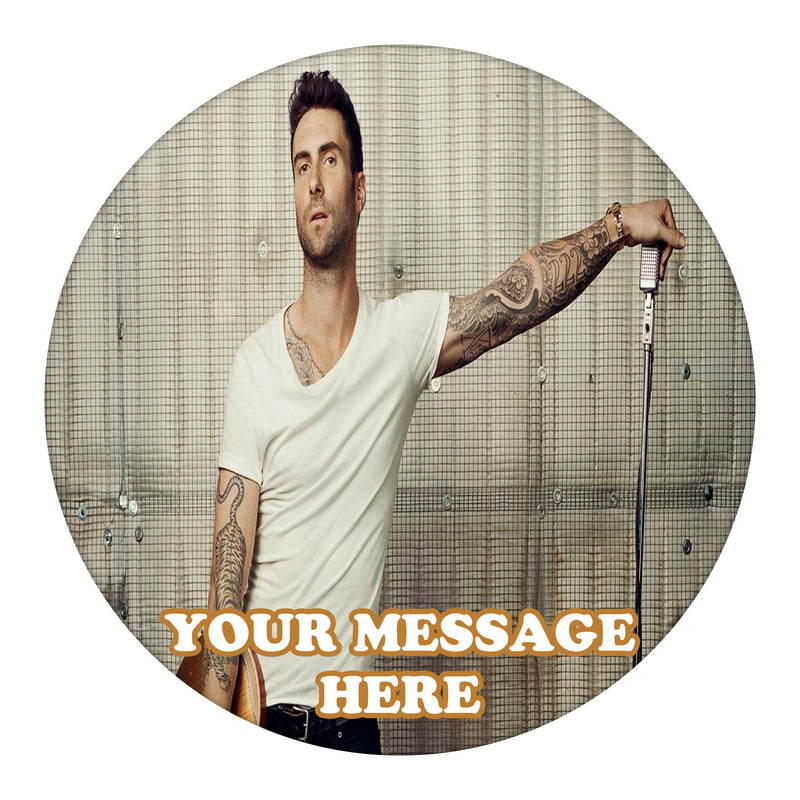 Adam Levine Edible Image Cake Topper Personalized Frosting Icing Sheet ...