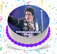 Michael Jackson Edible Image Cake Topper Personalized Birthday Sheet C ...