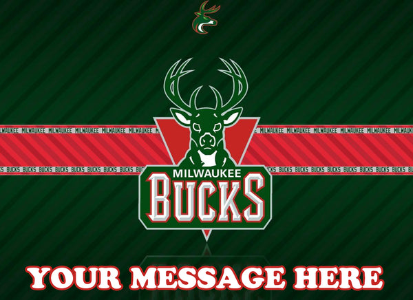 Milwaukee Bucks Edible Image Cake Topper Personalized Birthday Sheet D ...