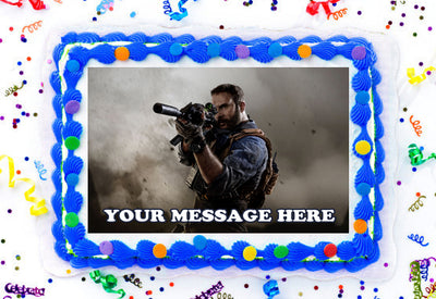 Call Of Duty Modern Warfare Edible Image Cake Topper Personalized Fros ...