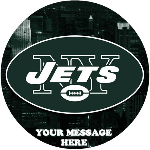 New York Jets Edible Image Cake Topper Personalized Birthday Sheet Cus ...
