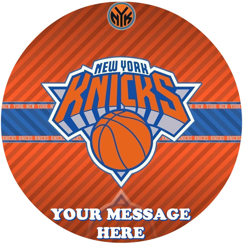 New York Knicks Edible Image Cake Topper Personalized Birthday Sheet C ...