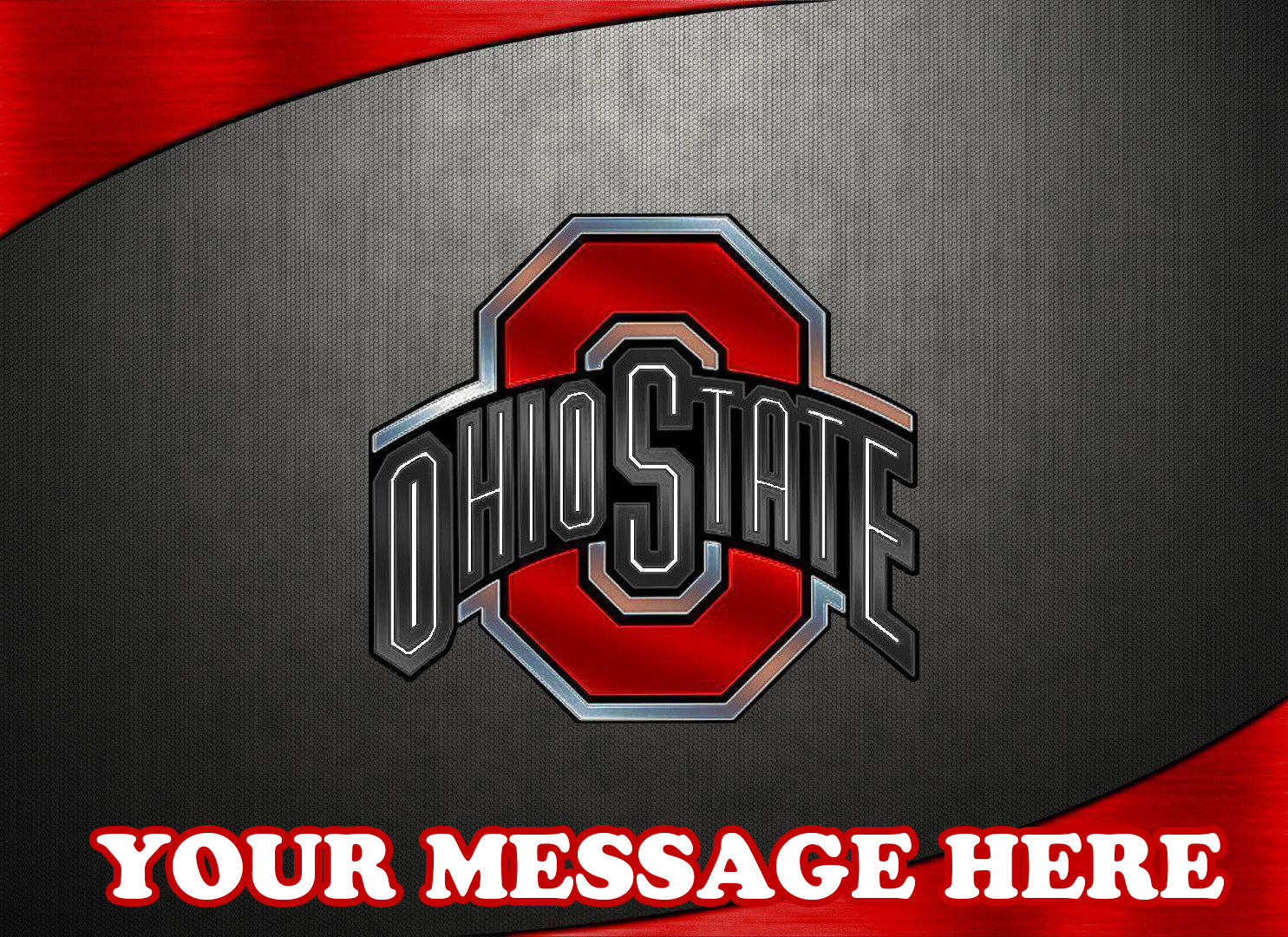 Ohio State Buckeyes Edible Image Cake Topper Personalized Birthday She ...