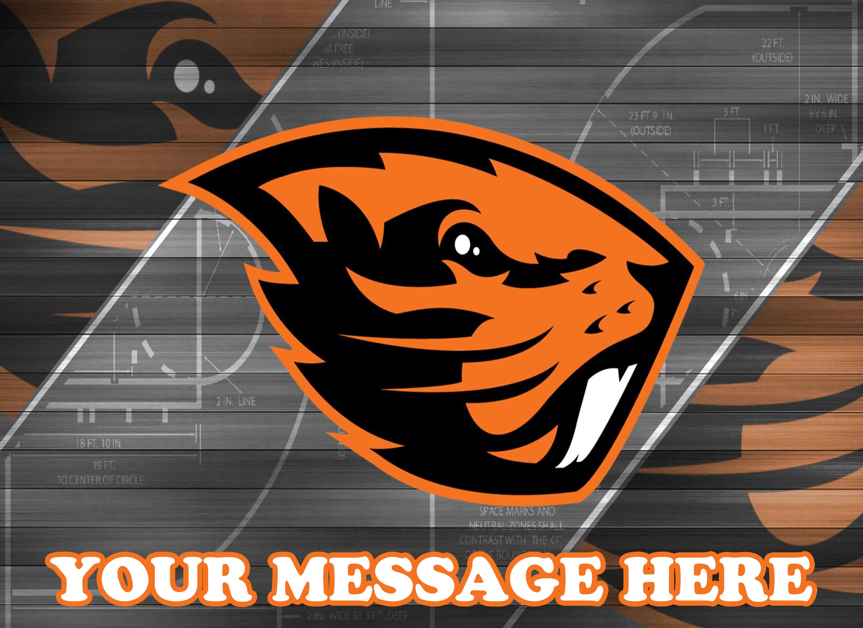 Oregon State Beavers Edible Image Cake Topper Personalized Birthday Sh ...