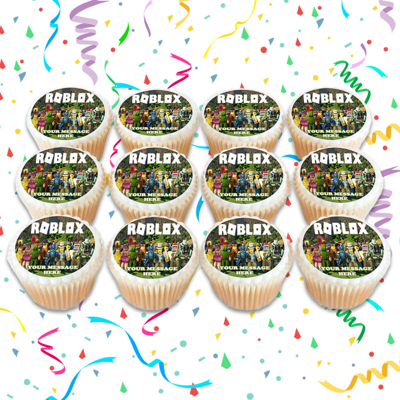 Geometry Dash Edible Cupcake Toppers (12 Images) Cake Image Icing Suga ...