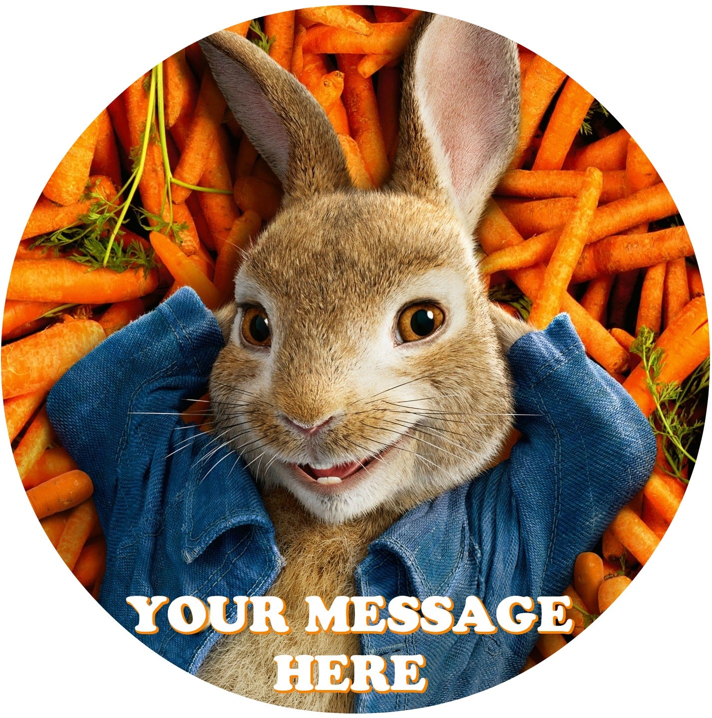 Peter Rabbit Edible Image Cake Topper Personalized Birthday Sheet Cust ...