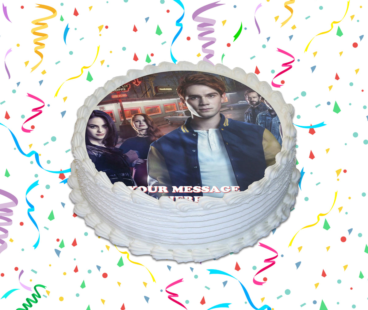 Riverdale Edible Image Cake Topper Personalized Birthday Sheet Custom ...