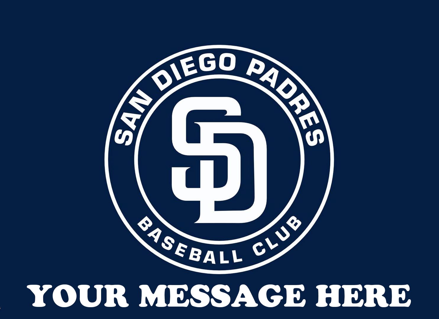 San Diego Padres Edible Image Cake Topper Personalized Birthday Sheet ...