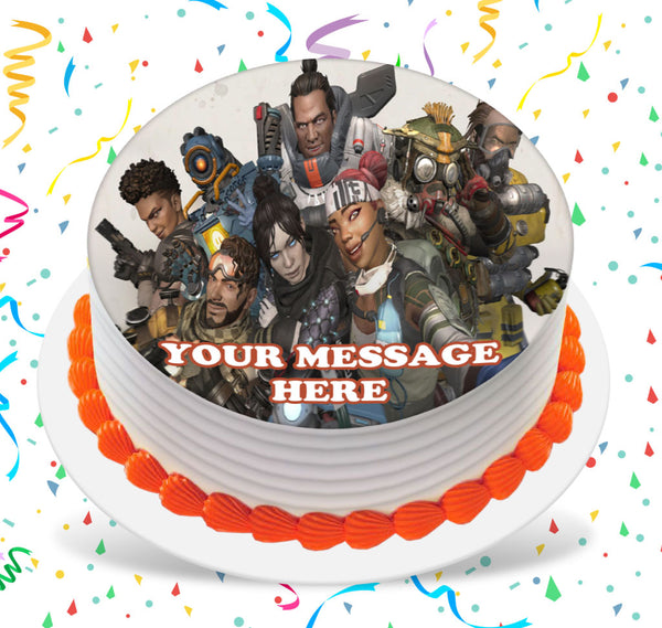 Apex Legends Edible Image Cake Topper Personalized Birthday Sheet Cust ...