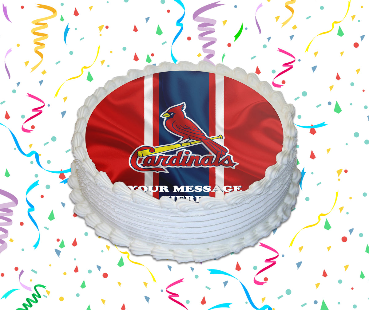 St. Louis Cardinals Edible Image Cake Topper Personalized Birthday She ...