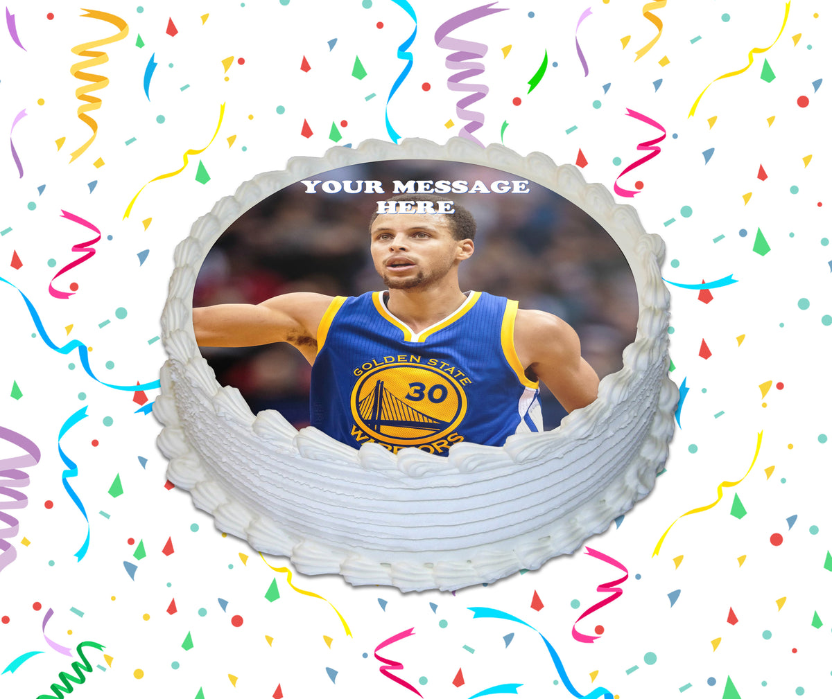 Stephen Curry Edible Image Cake Topper Personalized Birthday Sheet Cus ...