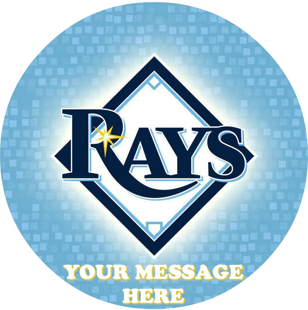 Tampa Bay Rays Edible Image Cake Topper Personalized Birthday Sheet Cu ...