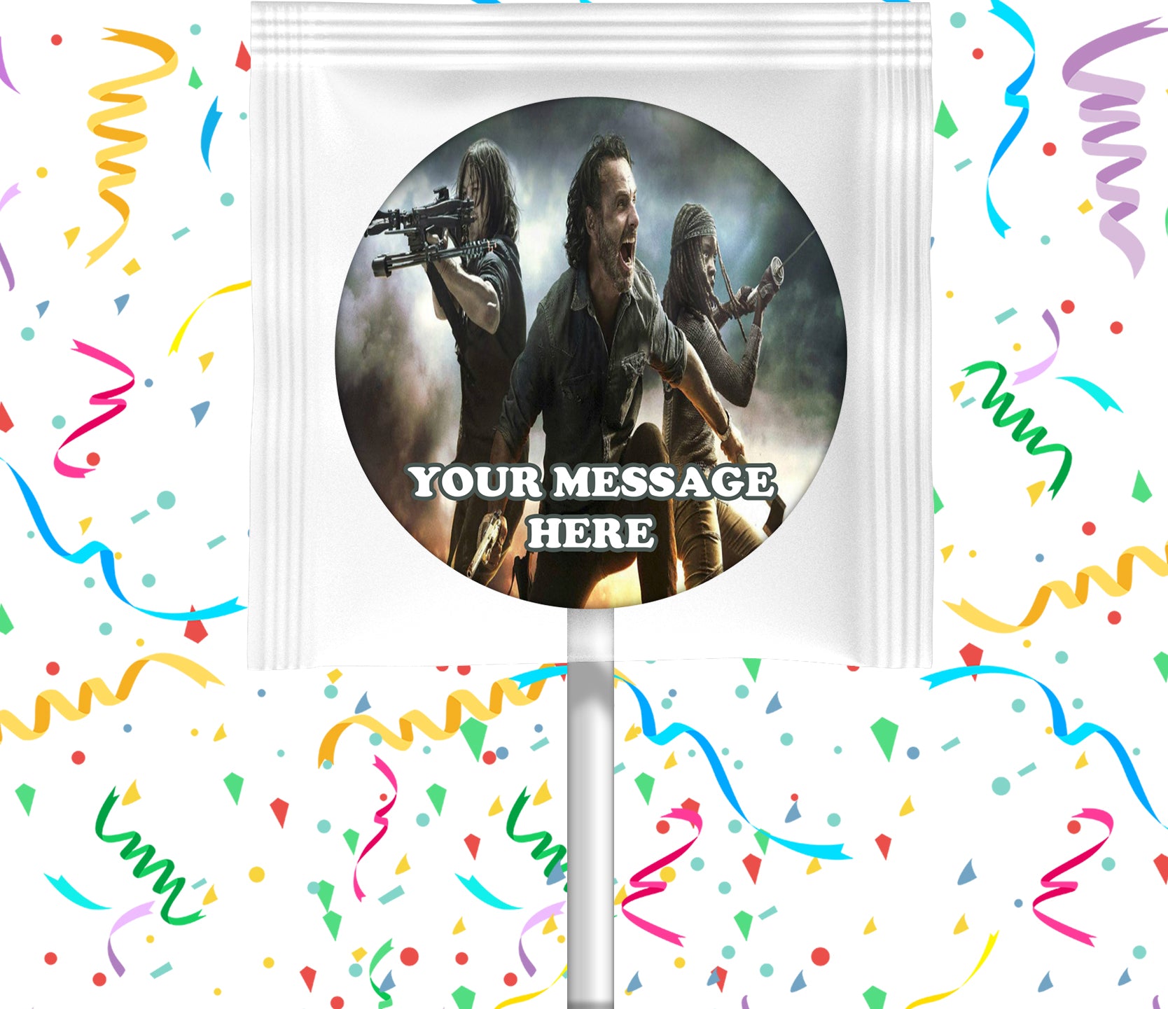 The Walking Dead Lollipops Party Favors Personalized Suckers 12 Pcs ...