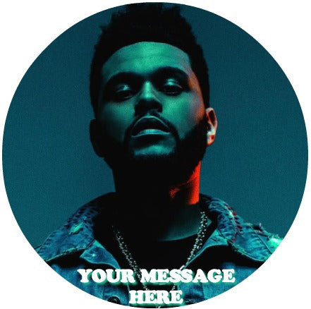The Weeknd Edible Image Cake Topper Personalized Birthday Sheet Custom ...