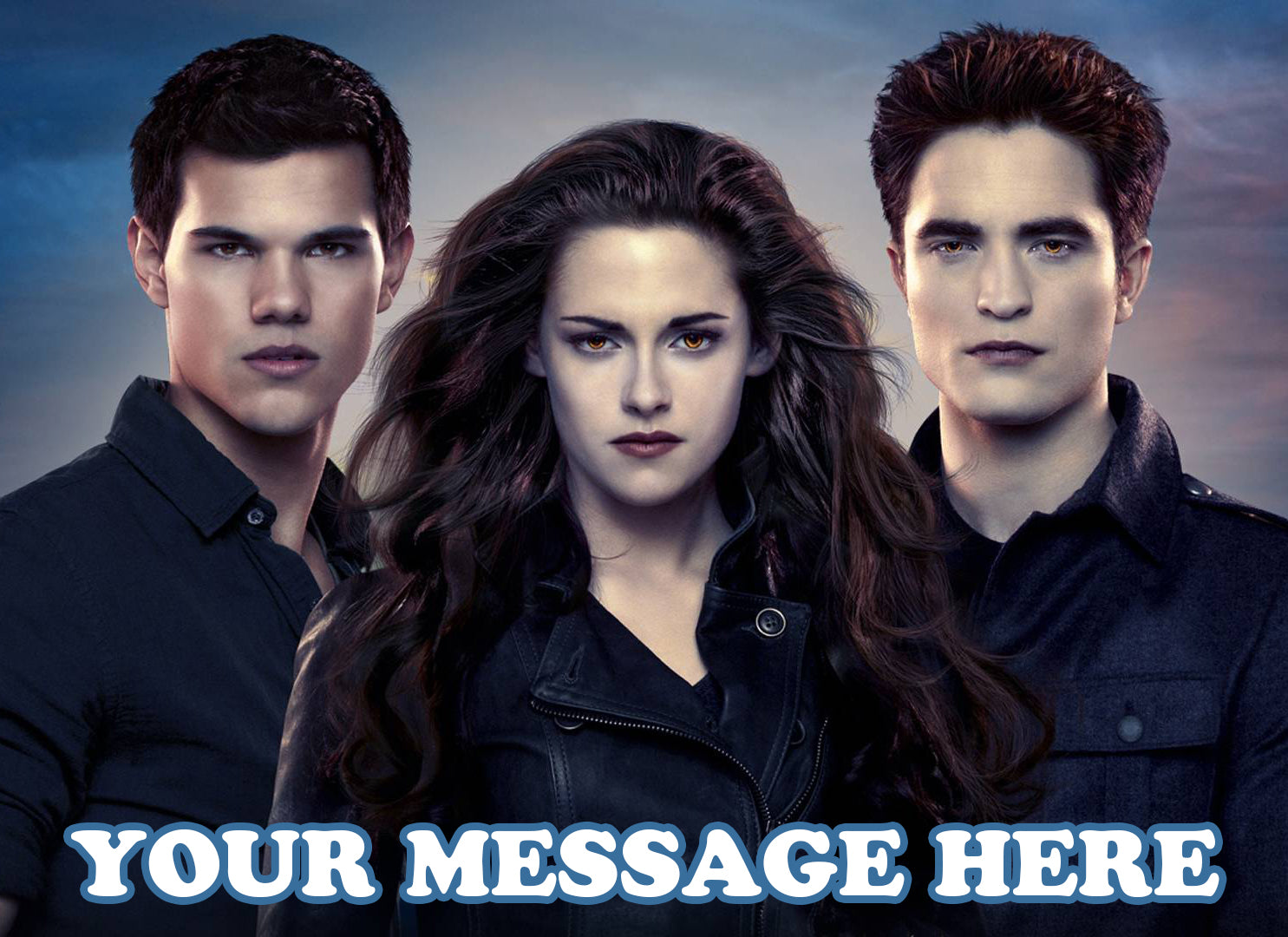 Twilight Edible Image Cake Topper Personalized Birthday Sheet Decorati ...