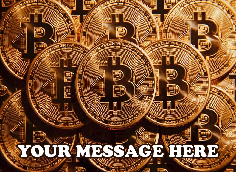 Bitcoin Edible Image Cake Topper Personalized Birthday Sheet Decoratio ...